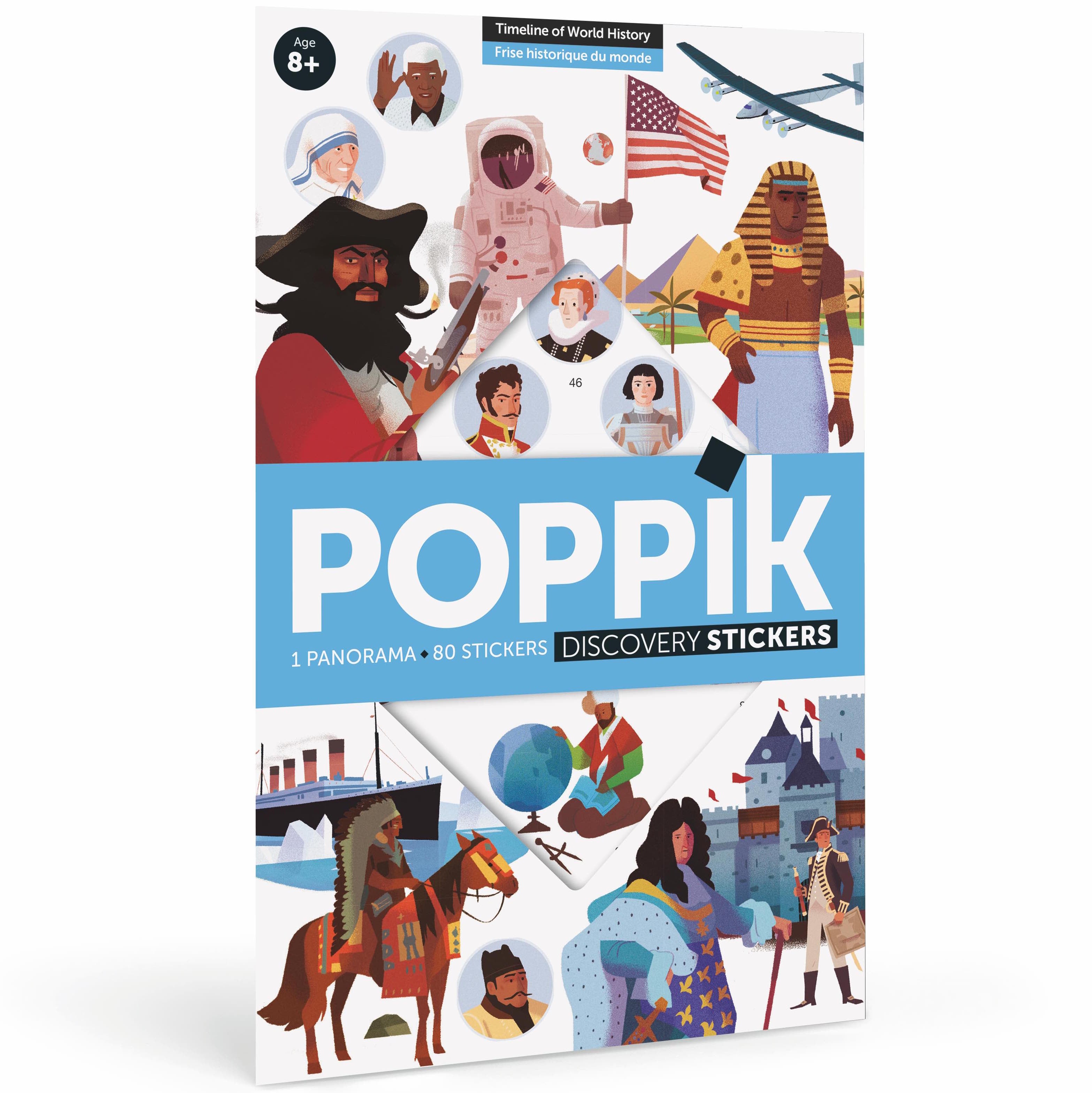 Buy Poppik Discovery Sticker Poster Timeline World History at Our Kid